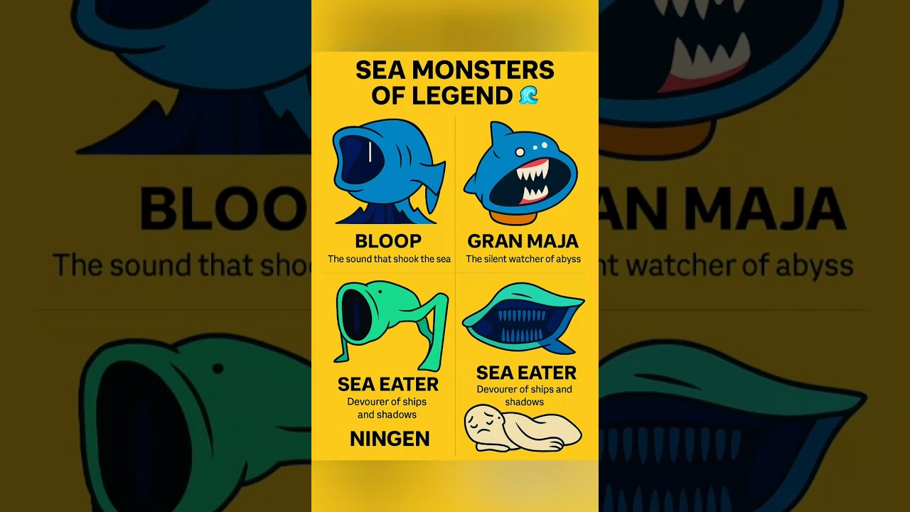 Sea Monsters of legend #shorts #shortsfeed