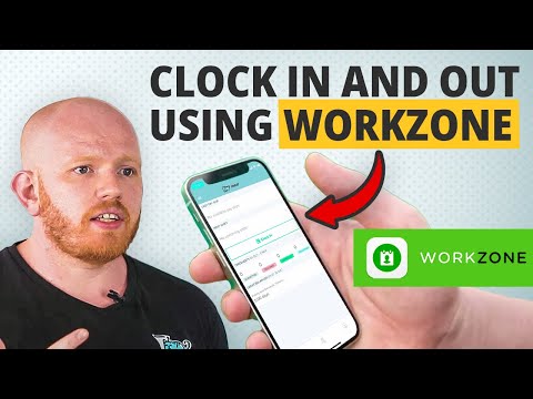 Clock In and Out Using WorkZone