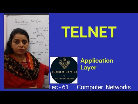 Lec61-TELNET | Computer Networks