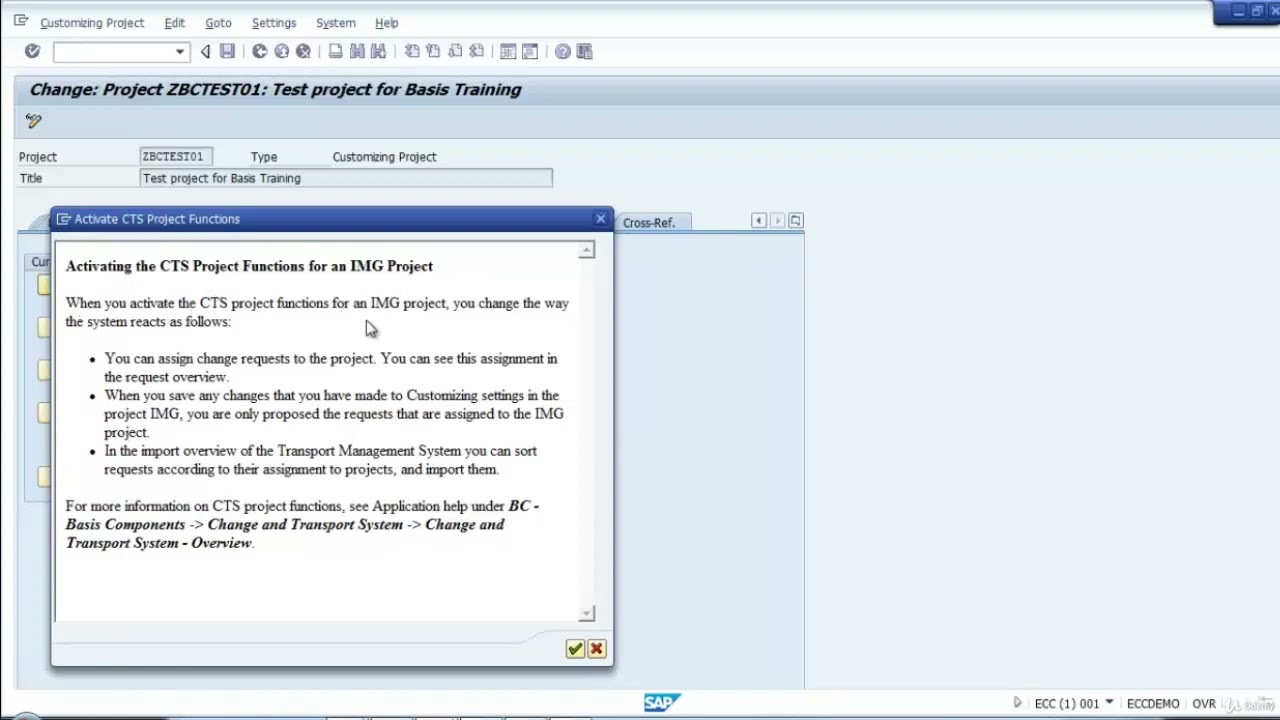 SAP BASIS COURSE: Lec 43. Customizing Transport Request.