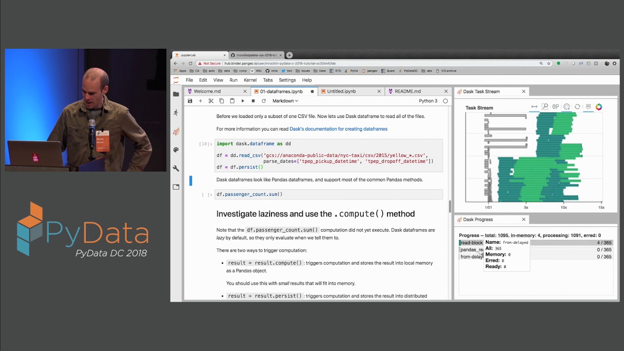 Scaling PyData with Dask - Martin Durant and Jim Crist