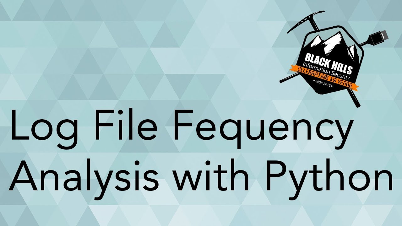 Log File Frequency Analysis with Python
