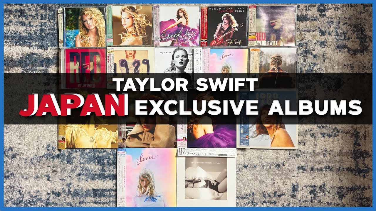 Taylor Swift JAPAN EXCLUSIVE Albums Unboxing Haul