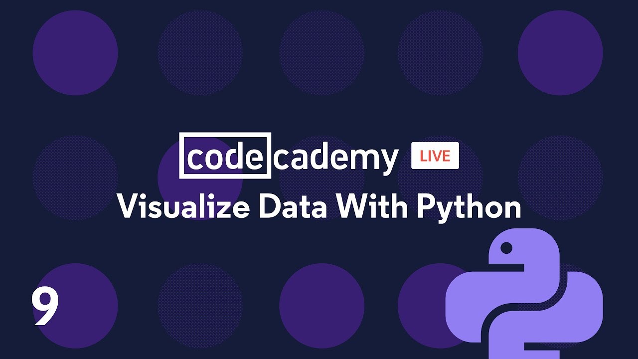 Codecademy Live: Visualize Data with Python #9