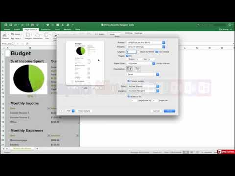 Set or clear a print area on a worksheet Excel