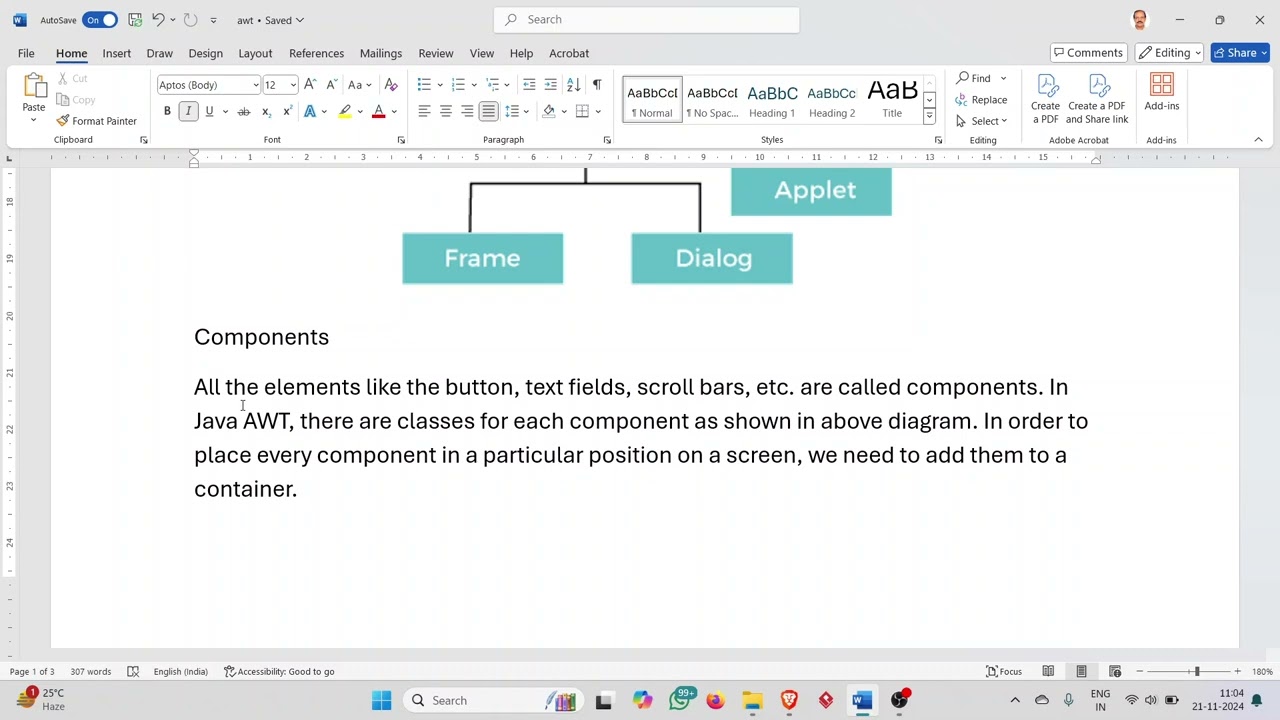 Java AWT (Abstract Window Toolkit)