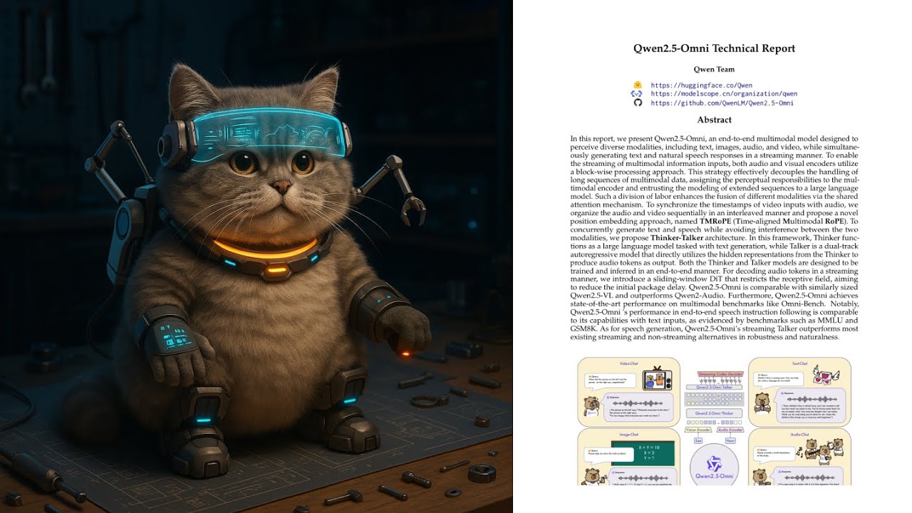 Qwen2.5-Omni Technical Report (Paper Walkthrough)