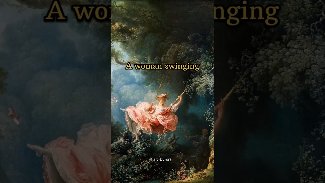 The swing by Jean-Honoré Fragonard art explained by by artful history #art #history #arthistory