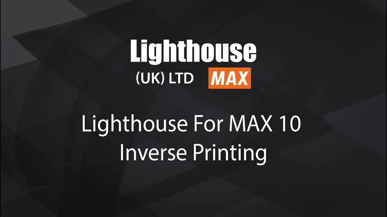 Lighthouse For MAX 10 Inverse Printing