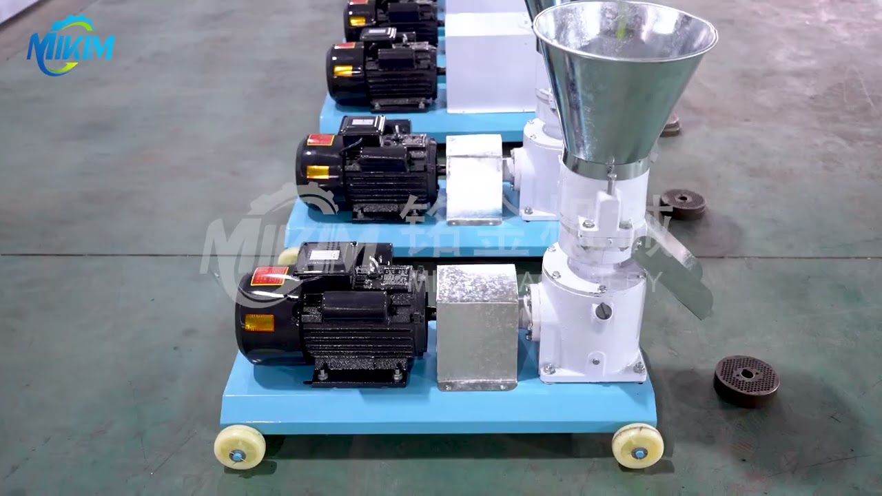 cheap farm equipment animal feed grinder grass stalk processing pelletizer making pellet machines