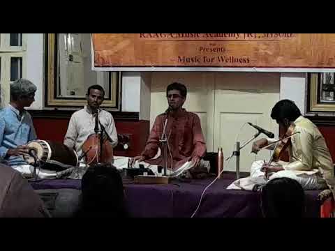 RamanEyaDa, Kharaharapriya, Neraval/Niraval - Manamohan, Keshav, Radhesh, Manjunath @ RAAGA Mysuru