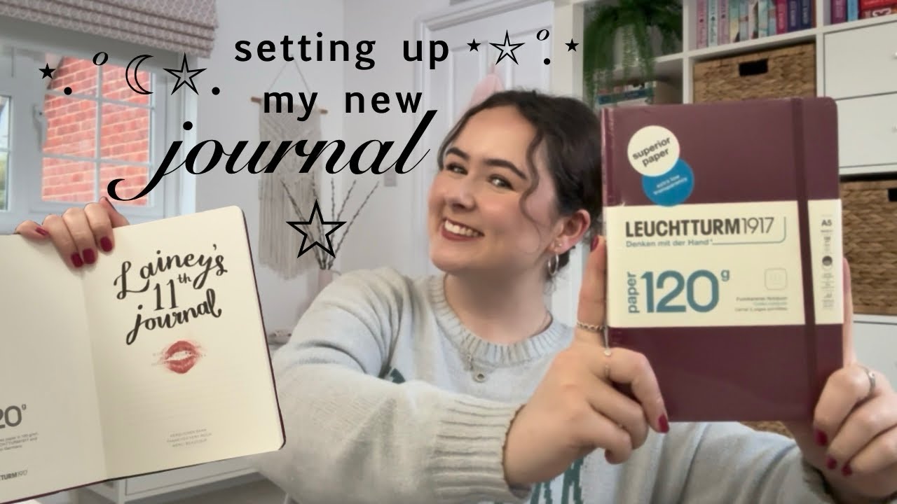 setting up my new journal (finally!!!)