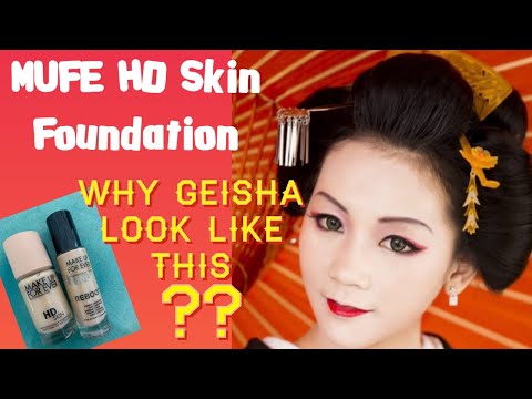 **NEW Makeup Forever HD skin foundation VS Reboot. Why do Geisha look like that??!!
