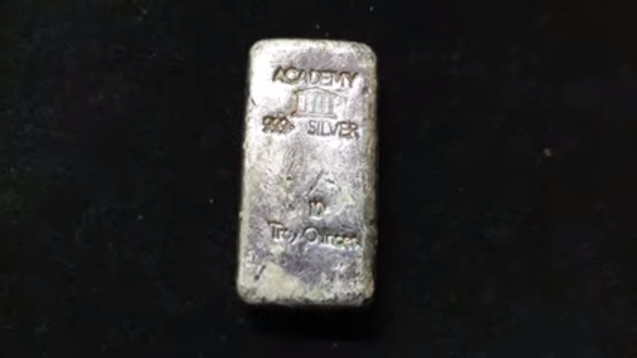 AUCTION #78: Academy 10oz Silver Bar