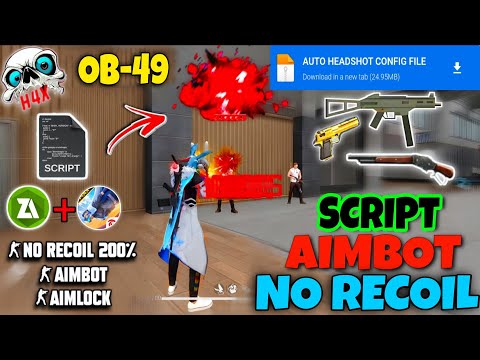 Free Fire Auto Headshot Config File🎯🌠 Macro Aimbot + No Recoil Regedit ‼️ Antiban VIP Script 👽