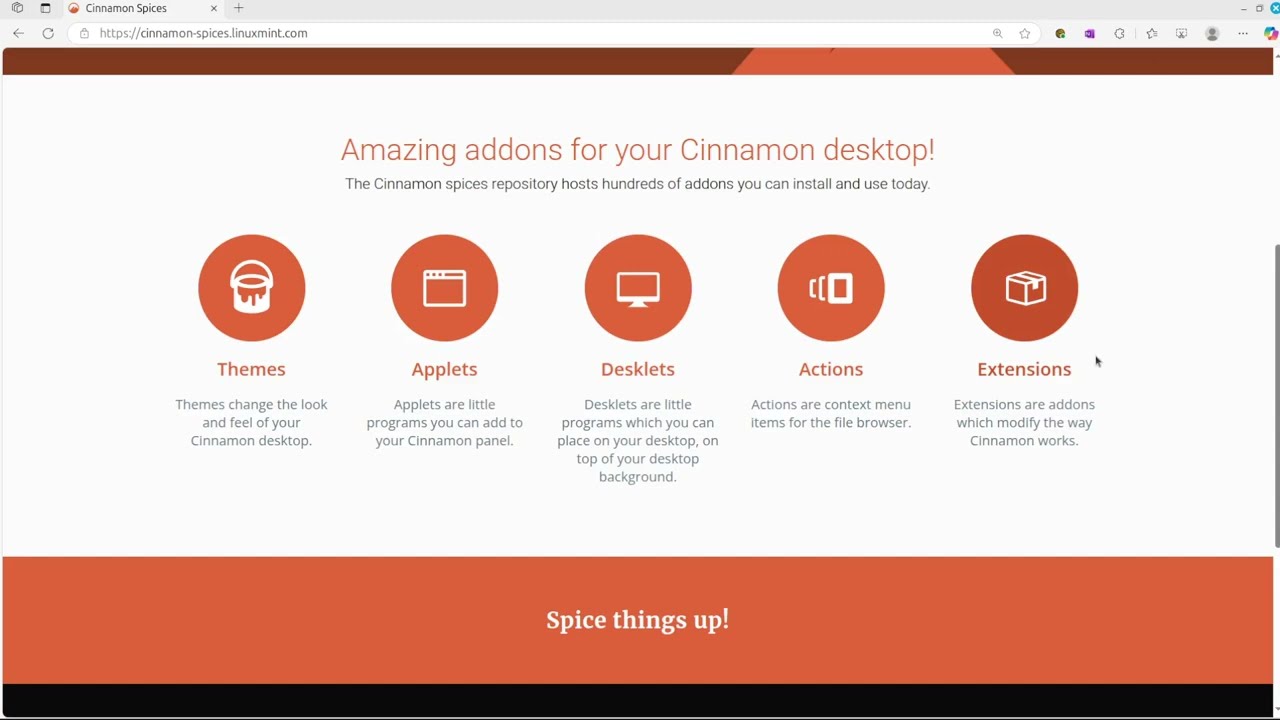 Cinnamon Spices - Desklets and Applets