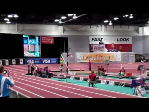 Jenn Suhr Wins The Women's Pole Vault at the Indoor Championships