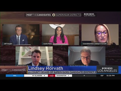 Candidates for Los Angeles County's Board of Supervisors discuss urgent issues a facing the region