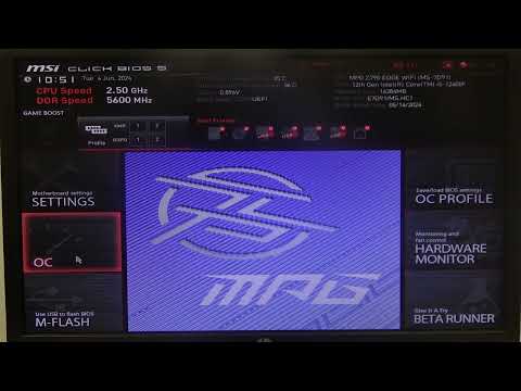 How To Change P Core Ratio Apply Mode On MSI MPG Series Motherboard