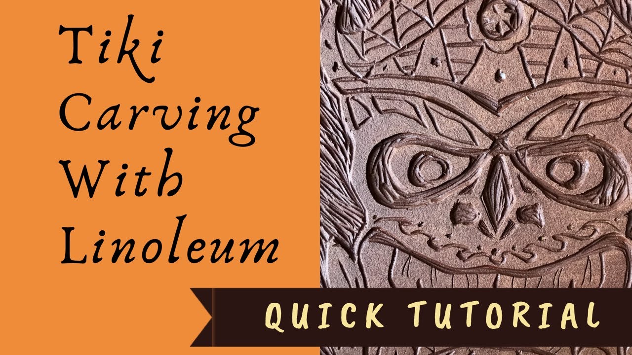 Beginning a Tiki Mask Carving
