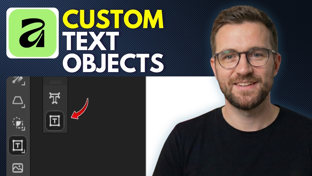 How to Add Custom Text Objects in Affinity (Step By Step 2026)