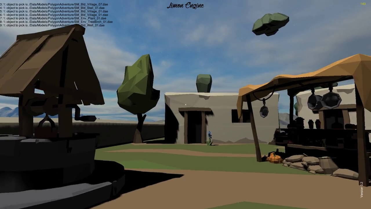 Limon Engine Editor showcase