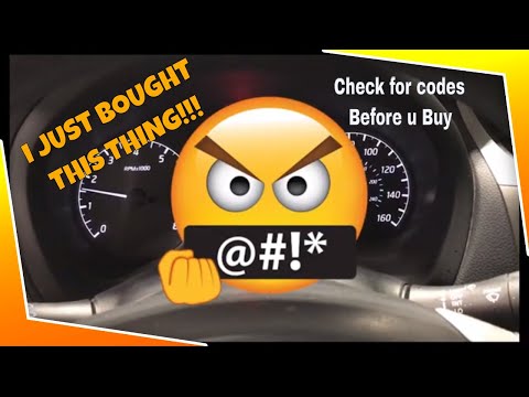 HOW TO CHECK A USED CAR BEFORE BUYING SEE IF ENGINE LIGHT WAS TURNED OFF DIY EASY