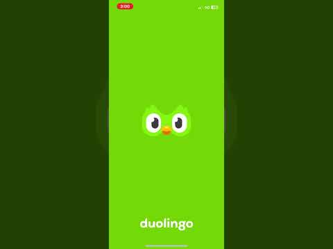 Duolingo gave me three days of free Super Duolingo so I recorded what it’s like opening the app :D