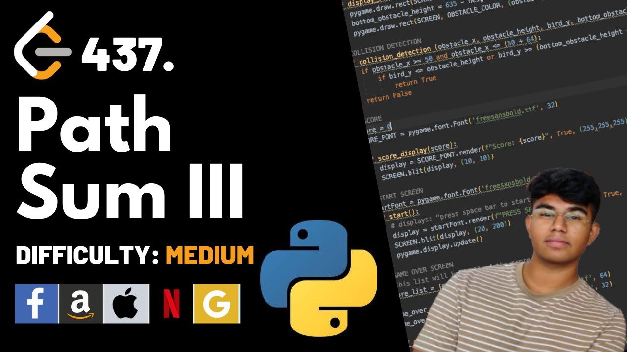 Path Sum III | Leet code 437 | Theory explained + Python code