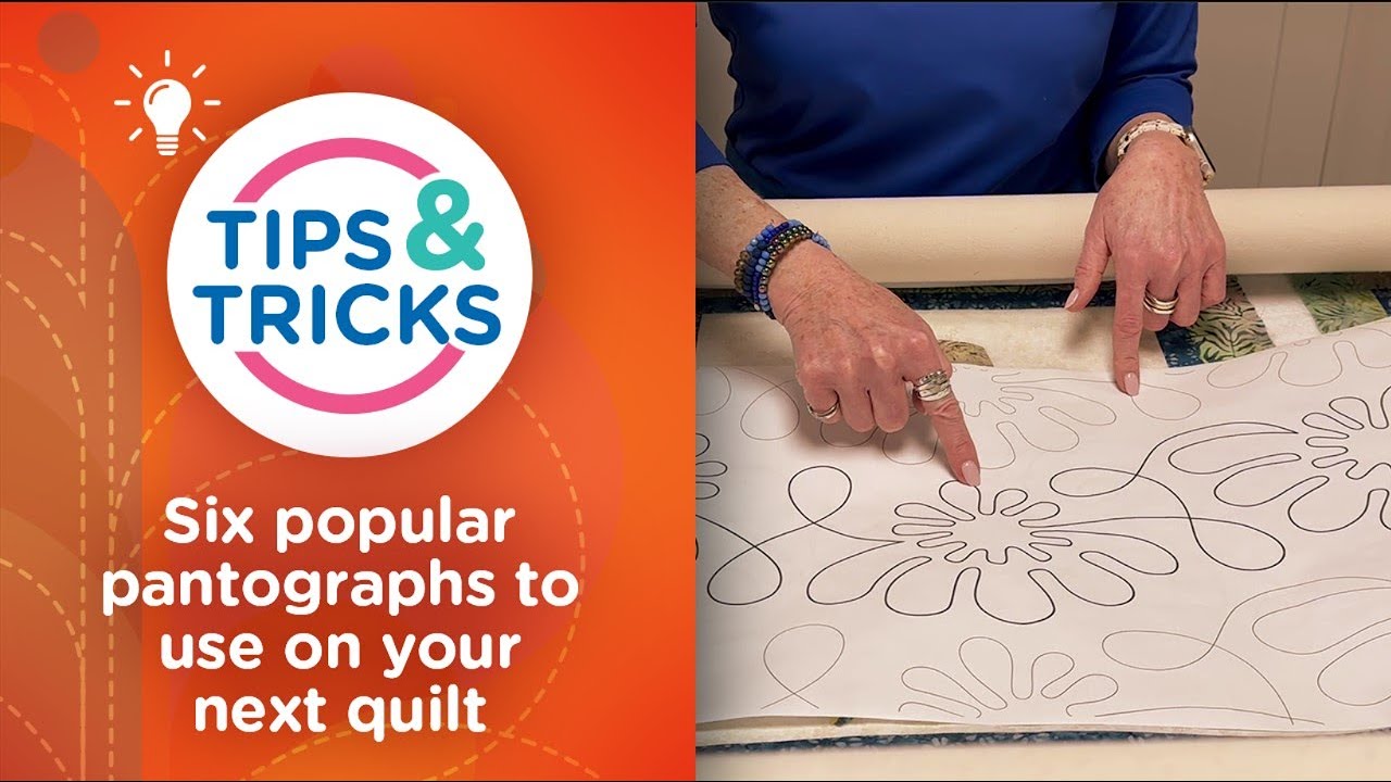 Six popular pantographs to use on your next quilt