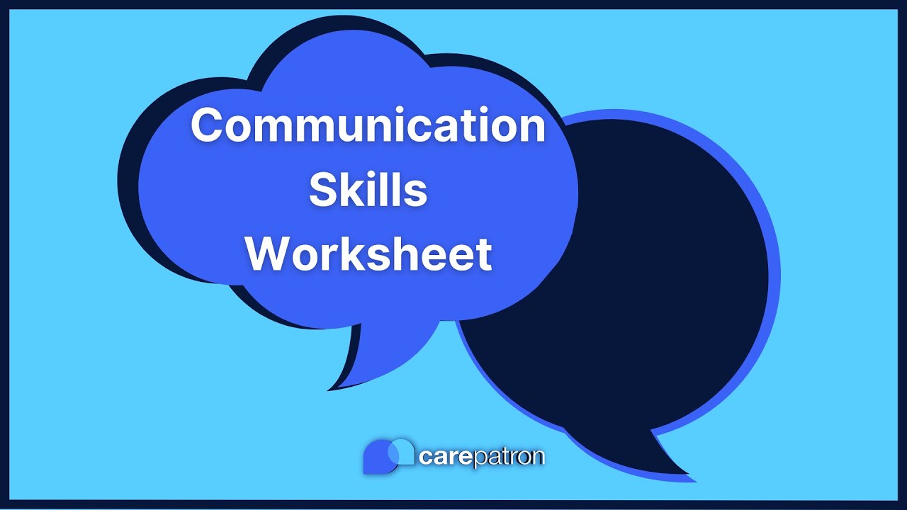 Communication Skills Worksheet