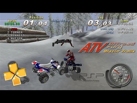 ATV Offroad Fury: Blazinโ Trails Gameplay ๐ | PSP Offroad Racing Fun! ๐