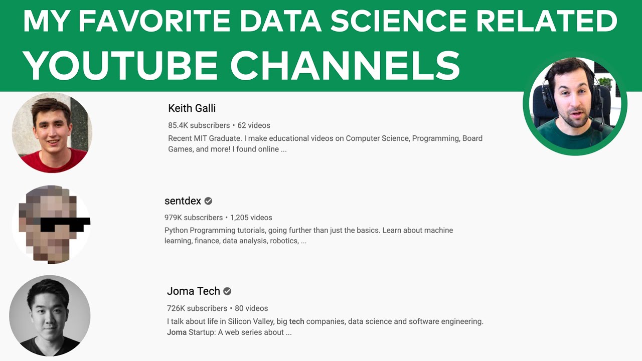 Data Science and Machine Learning Youtube Channels you should follow