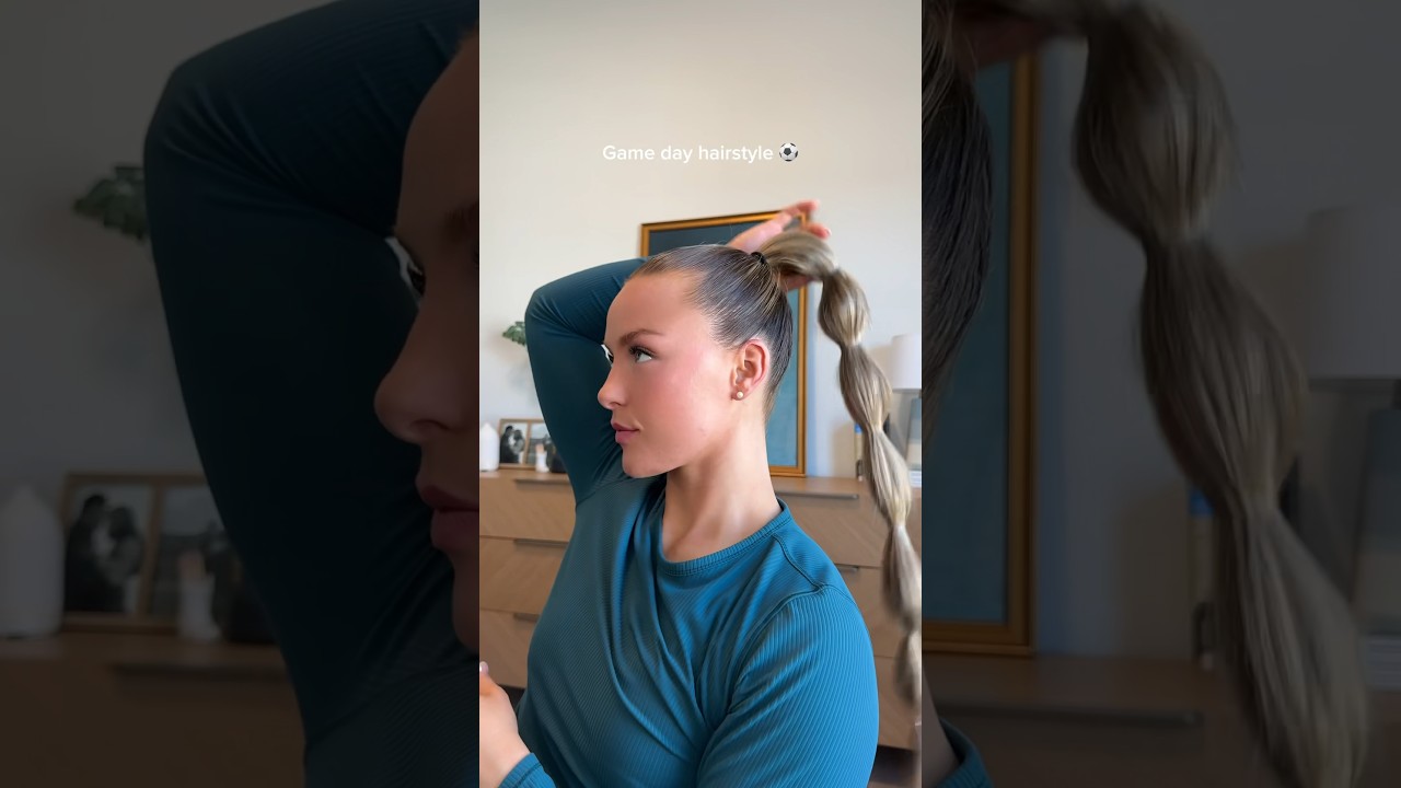 Bubble braid tutorial #soccergirl #hairstyle #femaleathletes #hairtutorial #bubblebraid