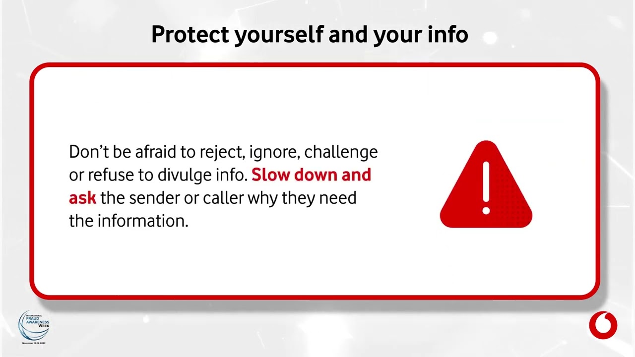 Personal Security - Fraud Awareness Week