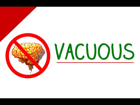 Hardest English Words - Vacuous (Vocabulary Video)
