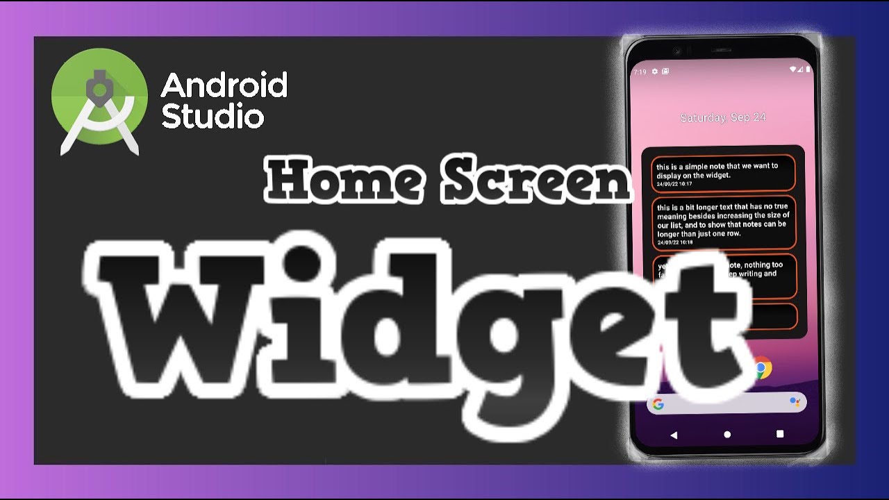 How to Create a Home Screen Widget for Android