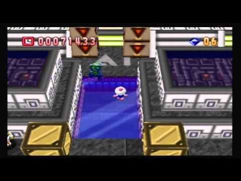 Trap Tower | Bomberman 64 100% Walkthrough "19/24" (No Commentary)