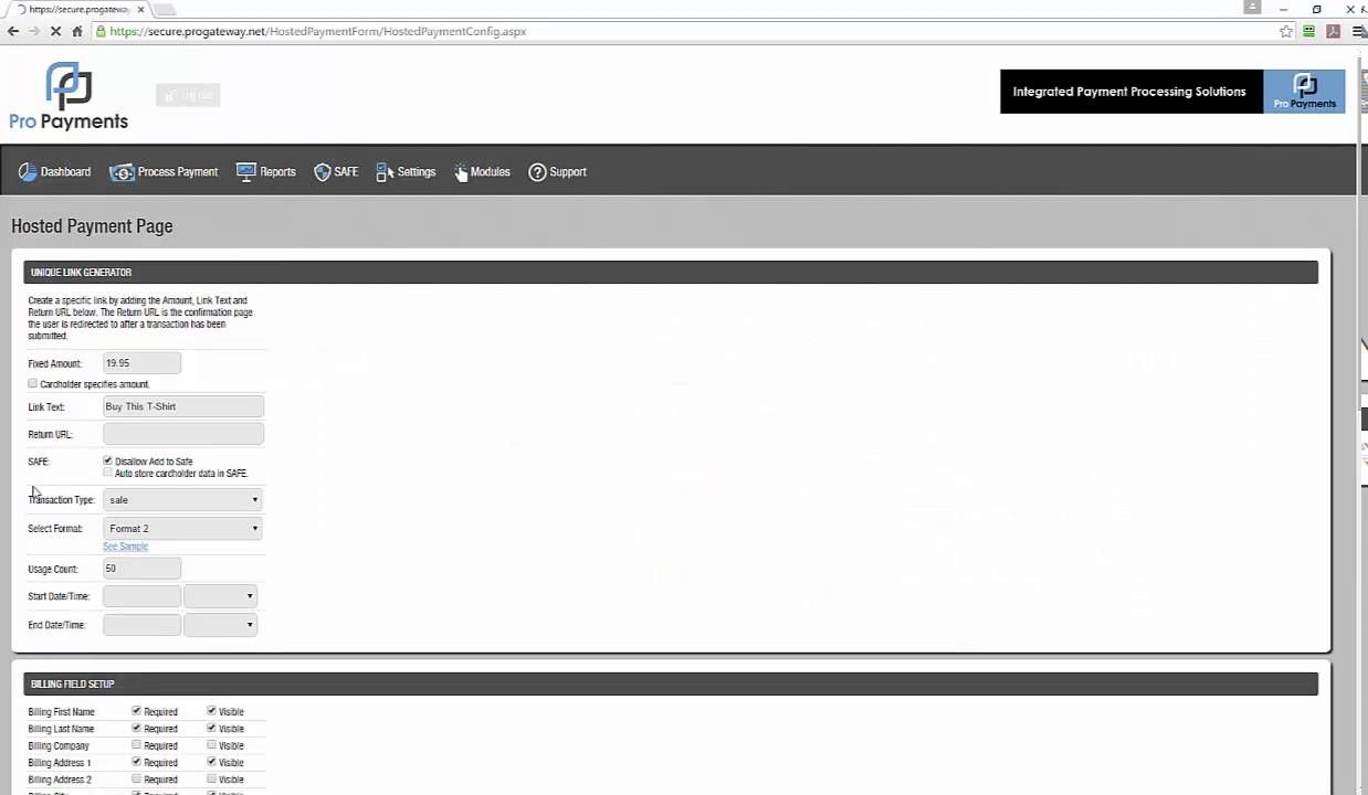 Hosted Payment Page (HPP)