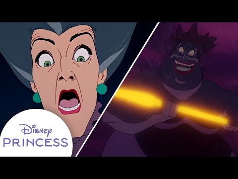 Disney Villains Being Defeated - Disney Princess Movies
