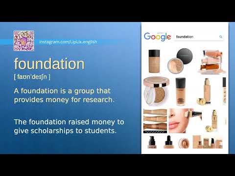 Foundation : C1 level english vocabulary lesson, www.LipLix.com