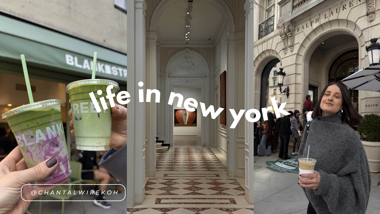 nyc vlog | upper east side day: ralph’s coffee, madison ave cafés, art gallery & central park stroll