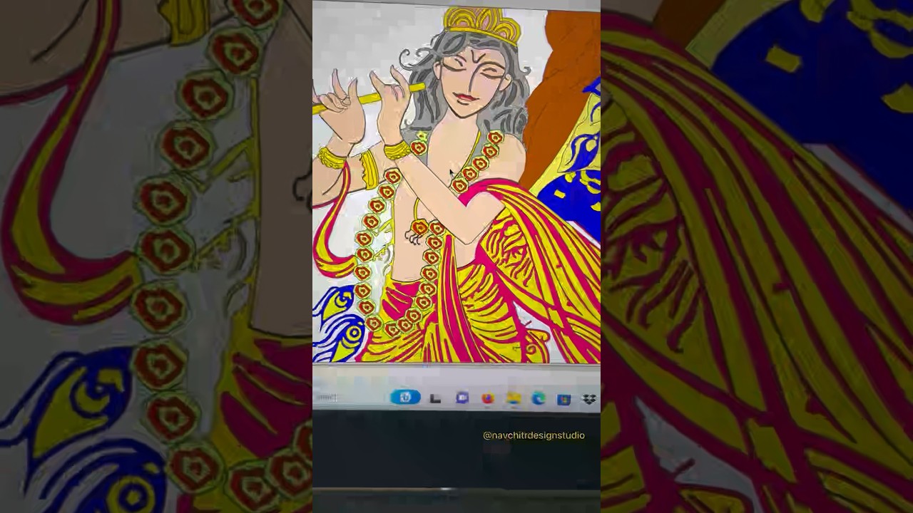 KRISHNA WALL JALI DESIGN #shorts #architecture #interiordesign #radhakrishna #krishna