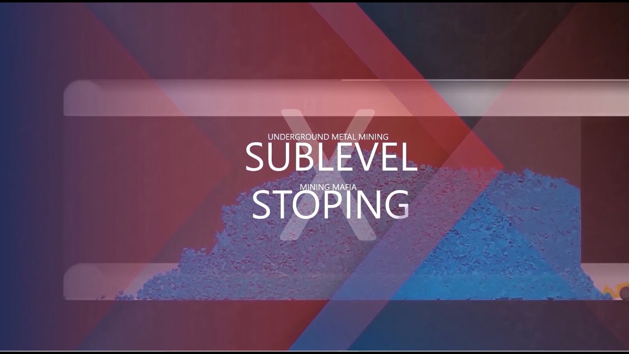 Sublevel Stoping | animation | underground metal mining | metal mining