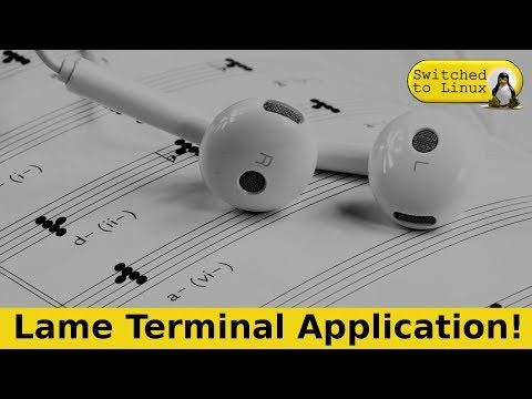 Managing MP3s with Lame in Linux: Terminal Linux Application for MP3s