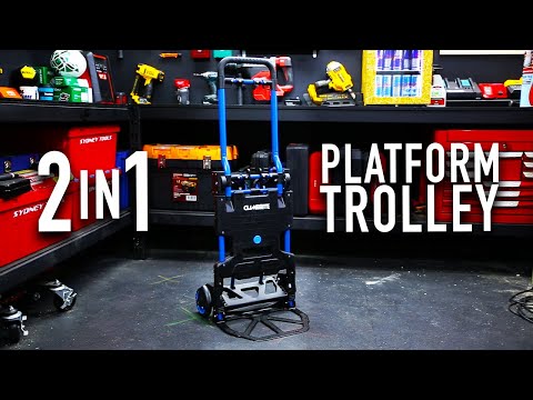 2 in 1 Foldable Platform Trolley