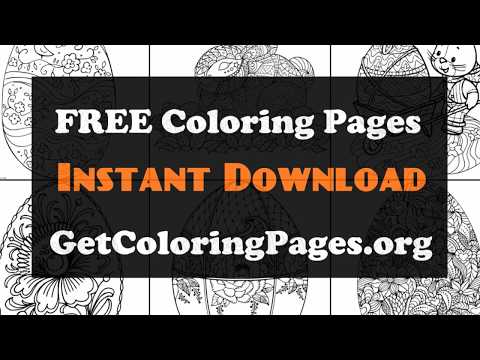 Easter coloring pages easy