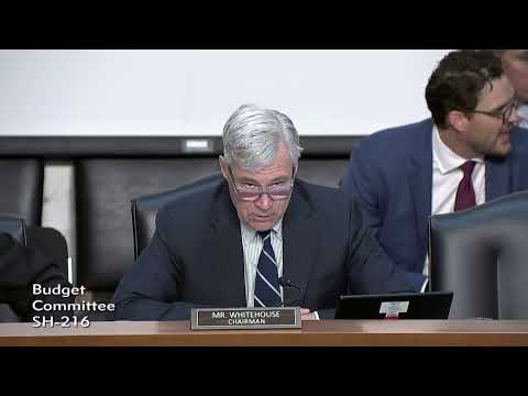 Sen. Whitehouse Opens Bombshell Budget Hearing on Big Oil Avoiding Accountability for Climate Change