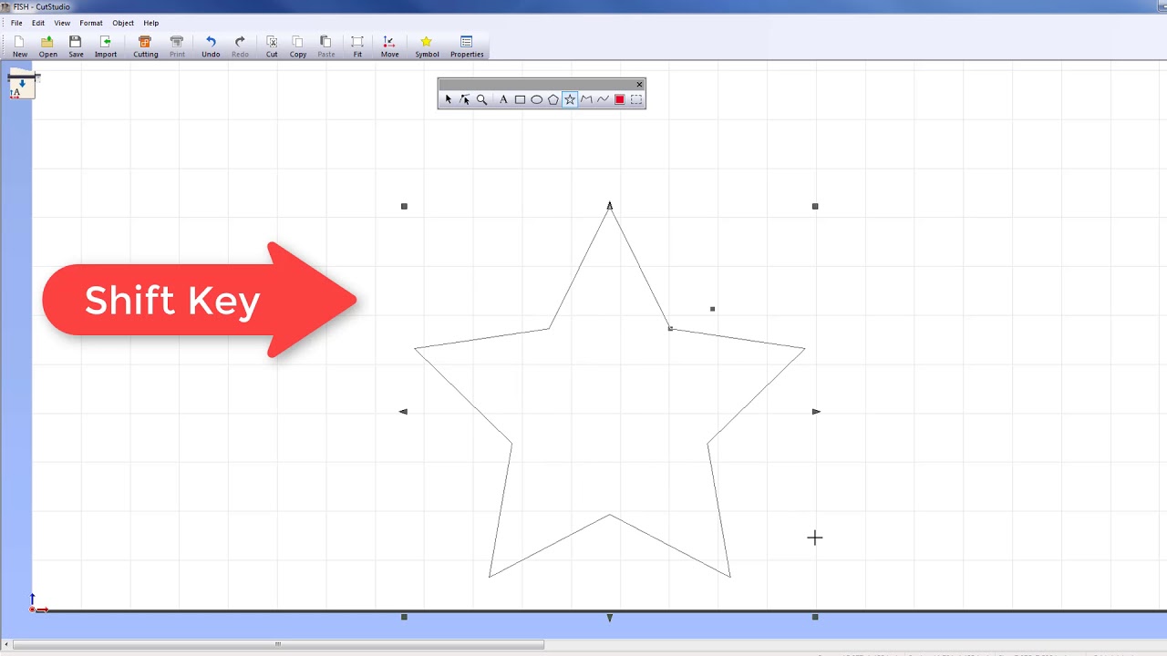 CutStudio Introduction - Object Toolbar